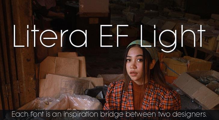 Litera EF Light Font | FontYukle