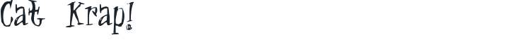 Download Cat Krap! Font | FontYukle