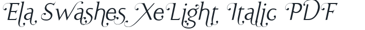Swashes Fonts