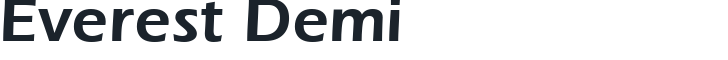 Aia Everest Fonts