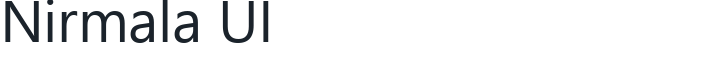 Download Nirmala UI Font | FontYukle